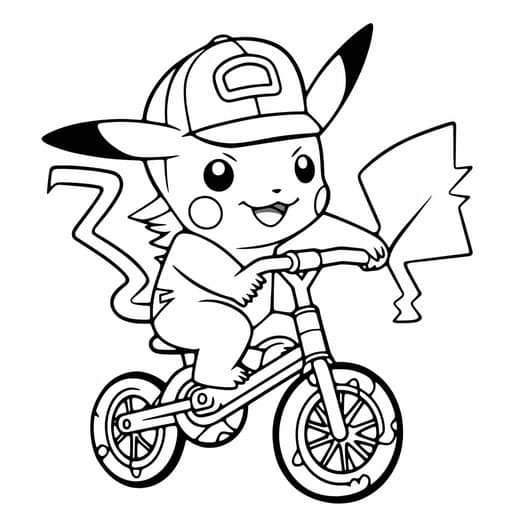 +30 Pikachu Coloring Pages for Free (Printable)