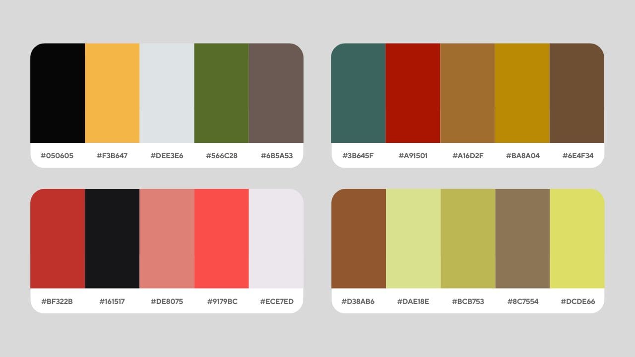 +50 Bird Colors Palette with HEX Codes - Eggradients.com