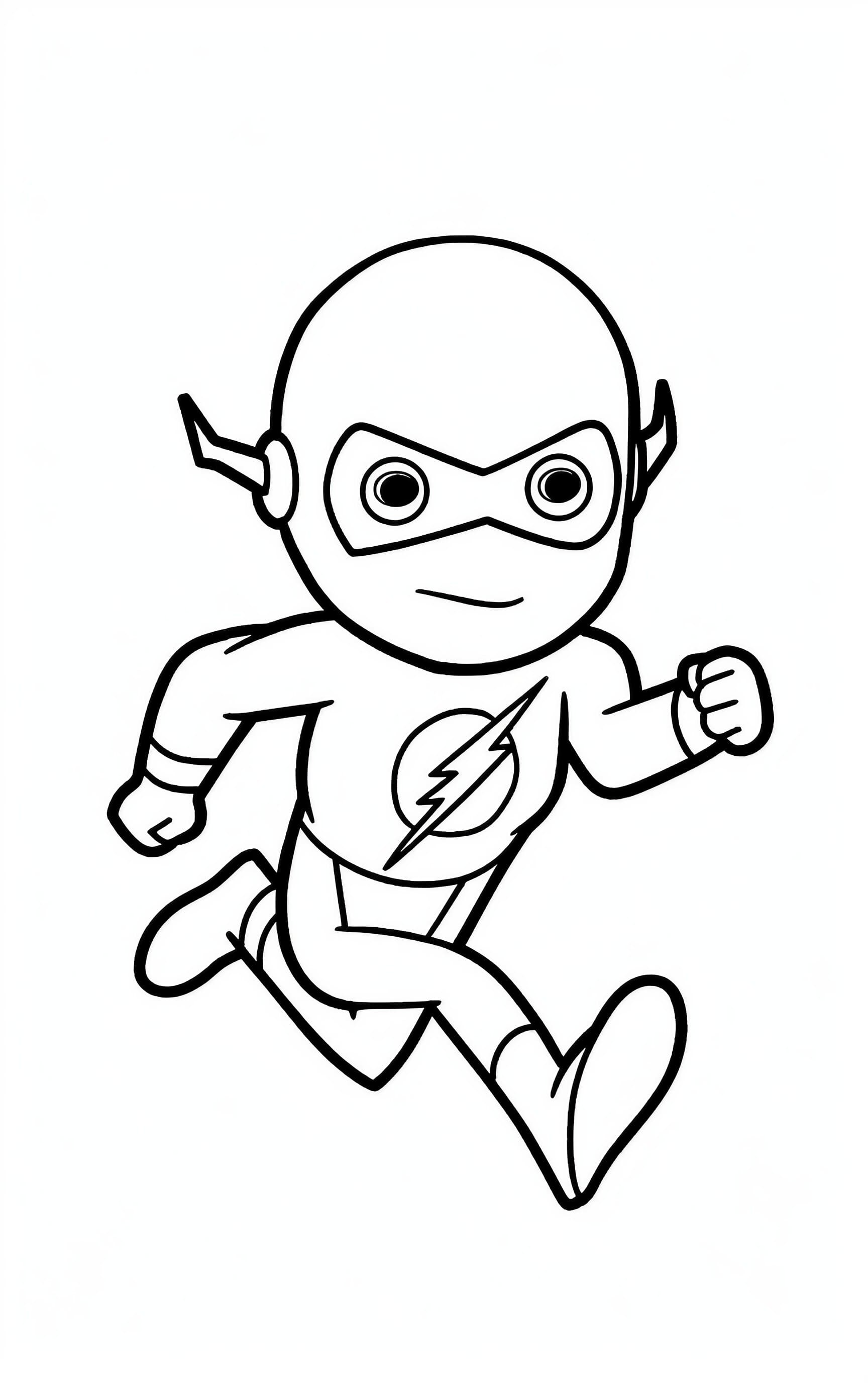 Kid Flash Coloring Page