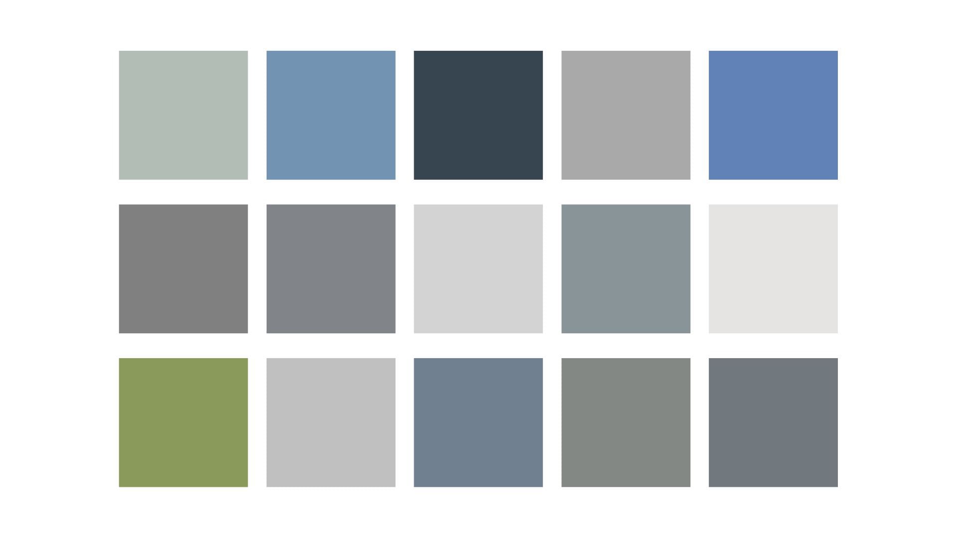 Blue Grey Color Combinations