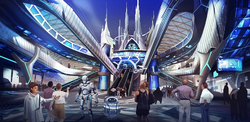 KBXD Project Detail — Futuristic Indoor Theme Park Zone Indoor Theme Park