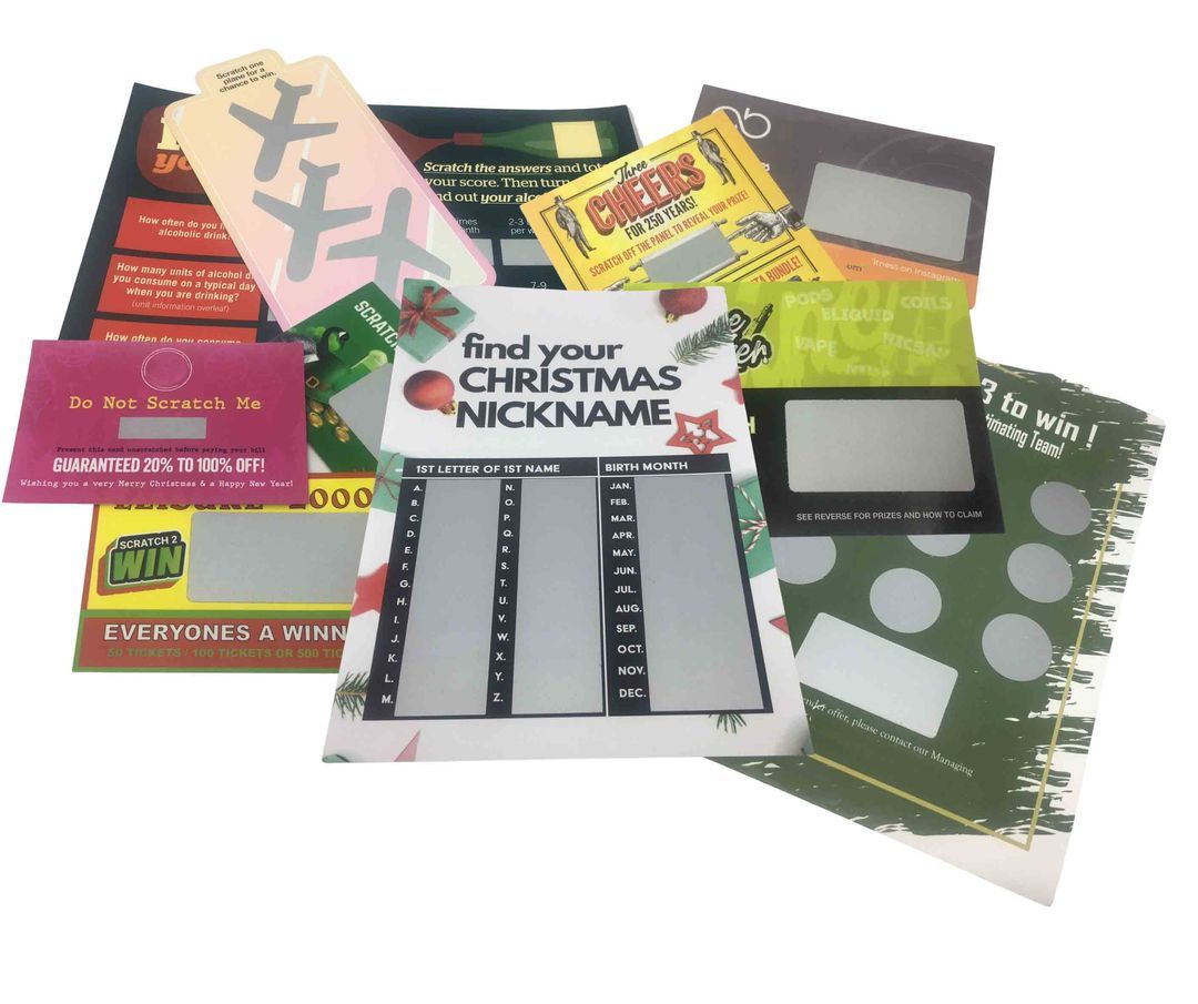 Custom Scratch Card Printing | Contact Us | UK