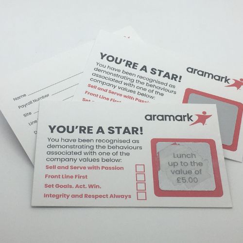 Custom Scratch Card Printing | LMR Creative | UK
