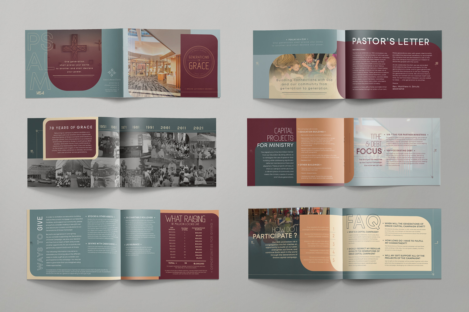 Church Capital Campaign Booklets | Case Statement Design