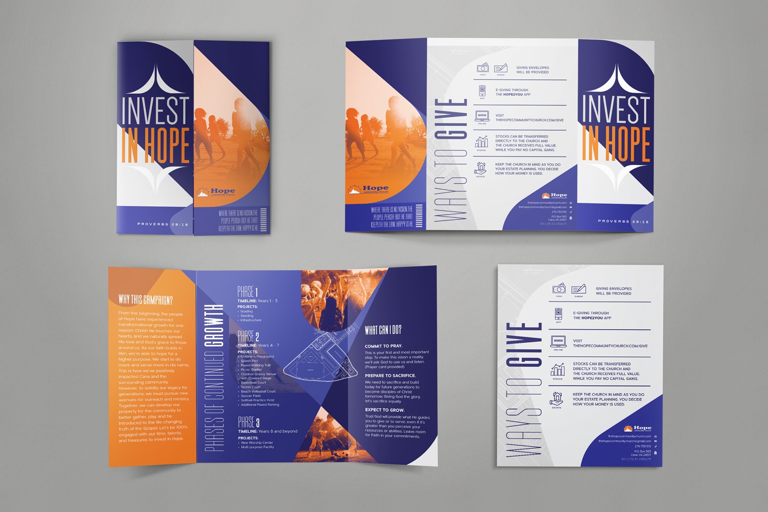 Church Capital Campaign Brochure | Case Statement Design