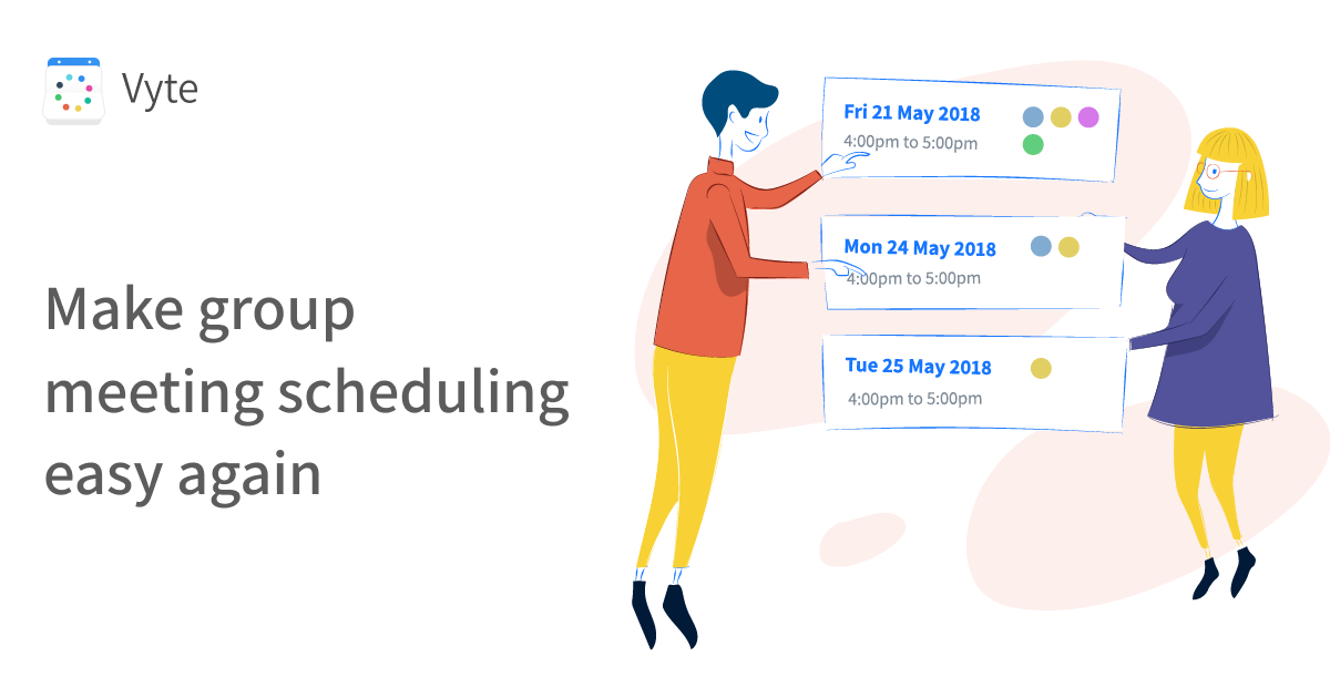 Vyte - Free Scheduling platform for Group Meetings