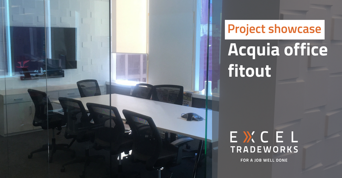 Acquia office fitout - Sydney Hills District Builder | Excel Tradeworks