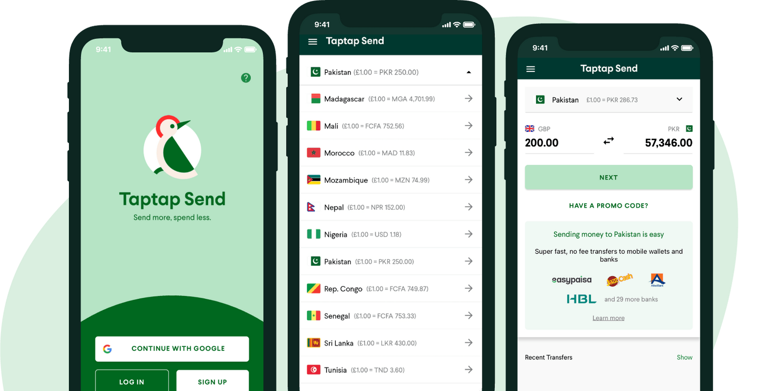 Send Money to Pakistan