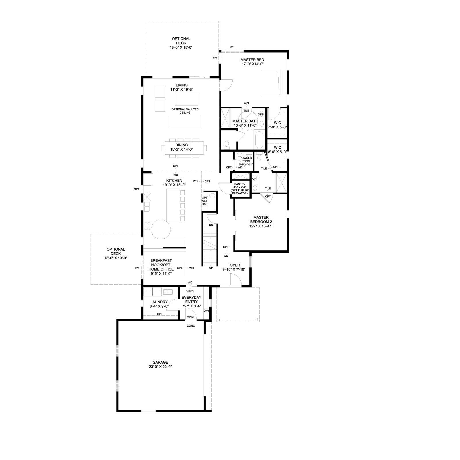 Gable B Floor Plans | Santino Court