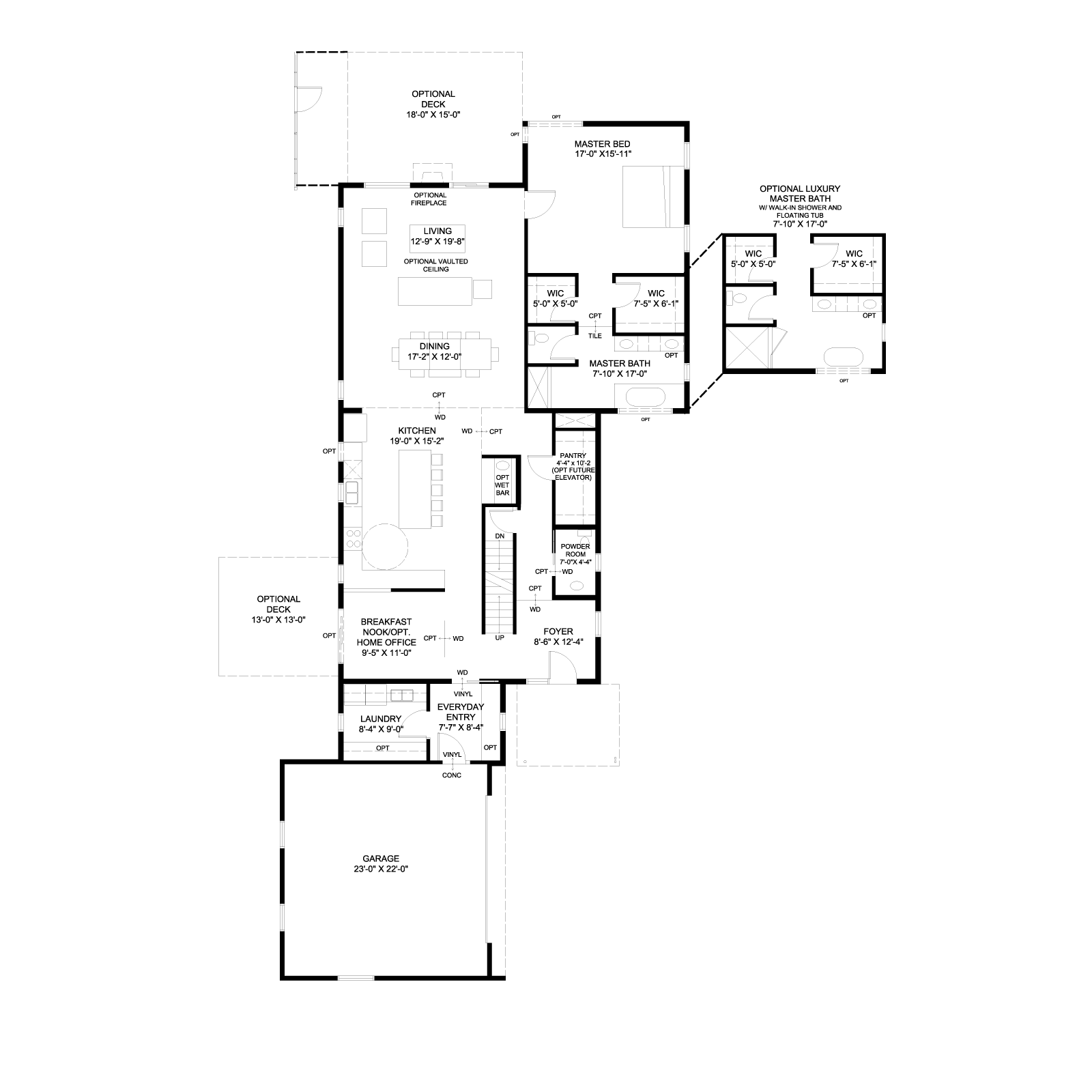 Hip B Floor Plans | Santino Court