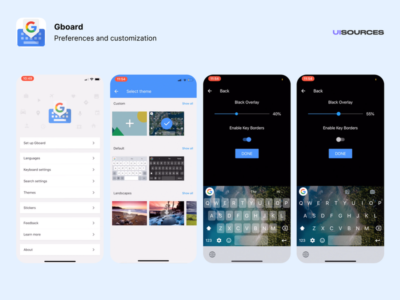 Gboard - Customization Screenshots | UI Sources