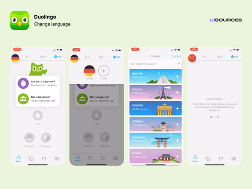 Duolingo - Screenshots | UI Sources