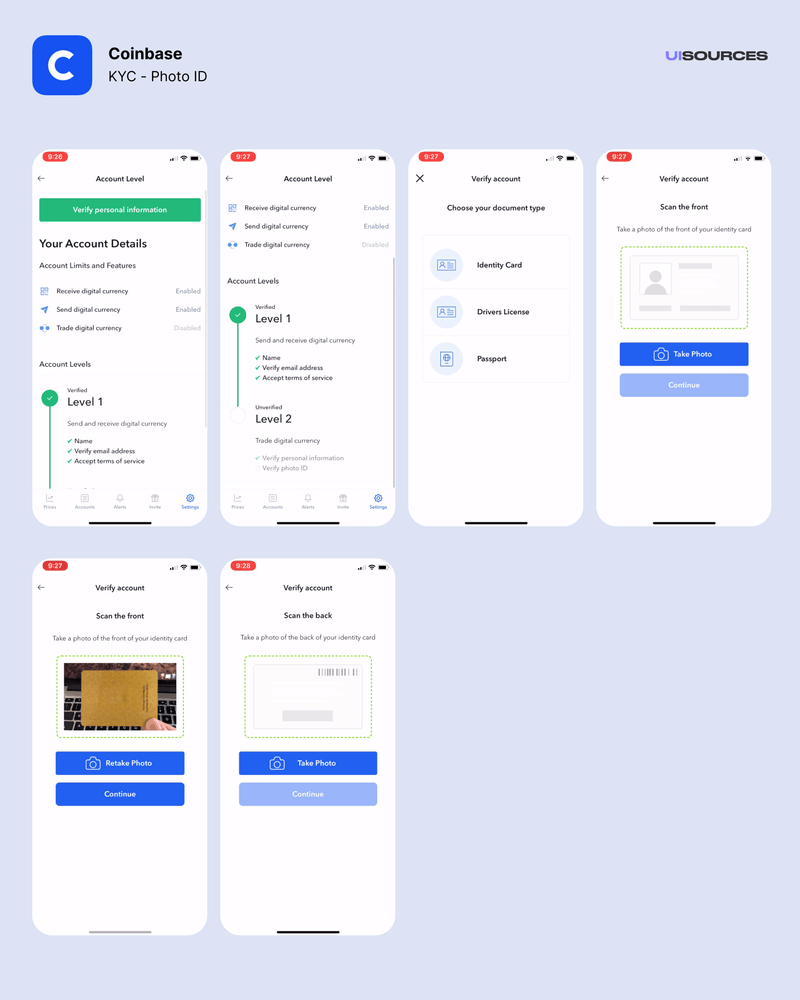 Coinbase - Screenshots | UI Sources