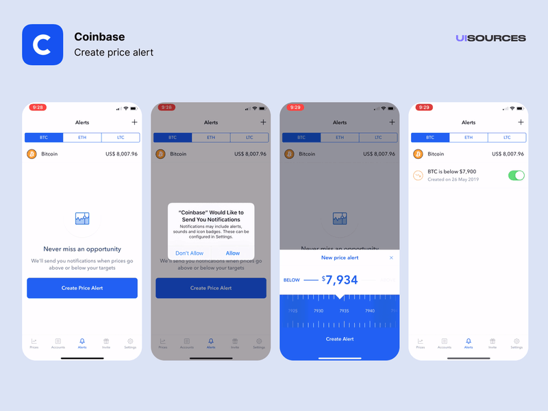 Coinbase - Screenshots | UI Sources