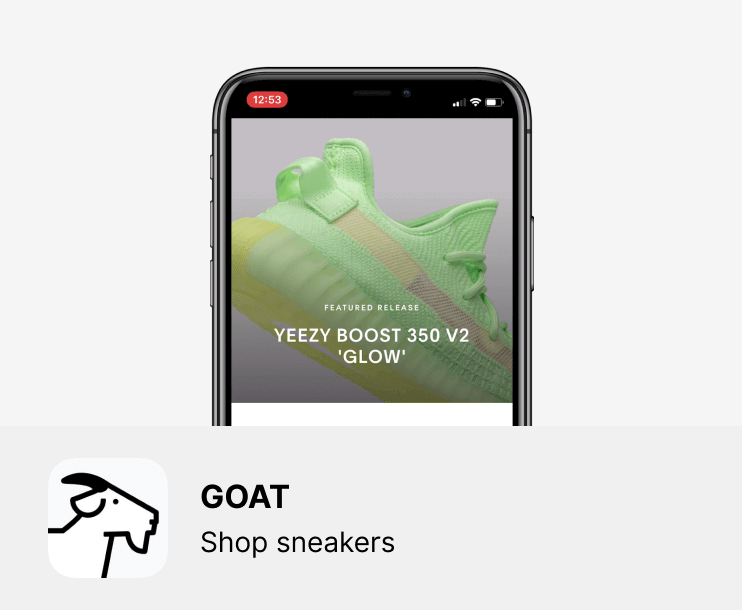 GOAT - Home page | UI Sources