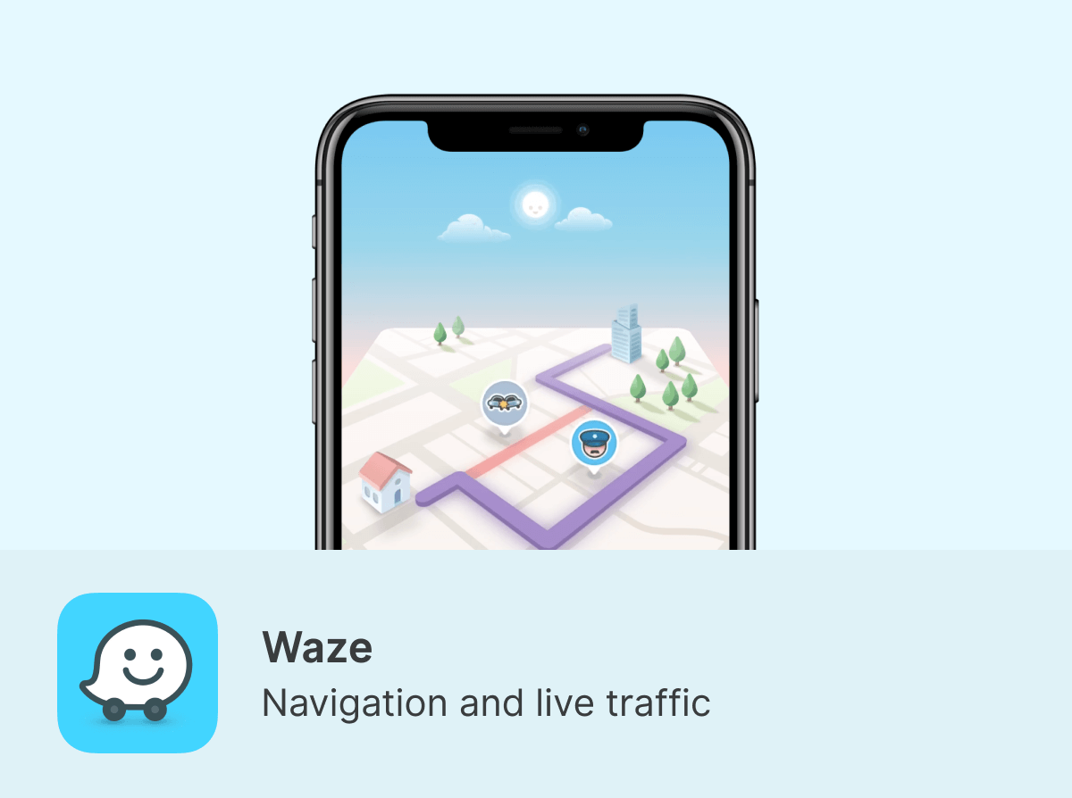 Waze - Alternate routes for a destination | UI Sources