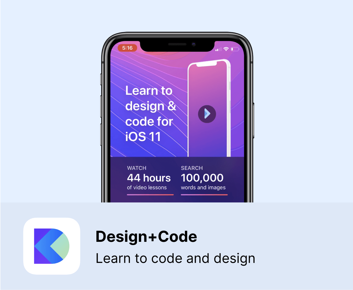 Design+Code - Splash screen | UI Sources