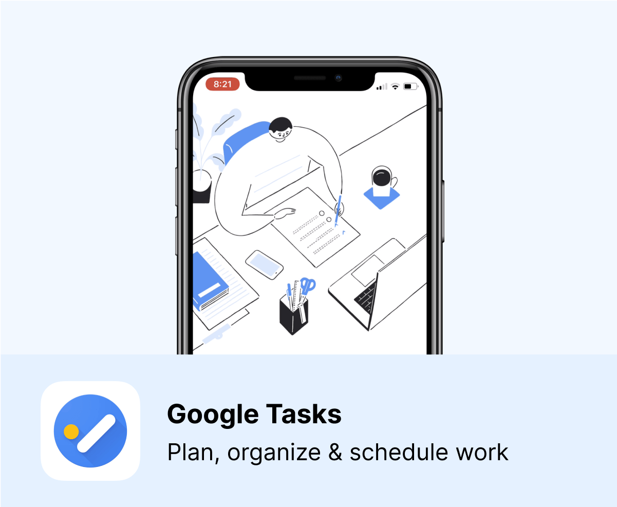 Google Tasks - Welcome screen and login | UI Sources