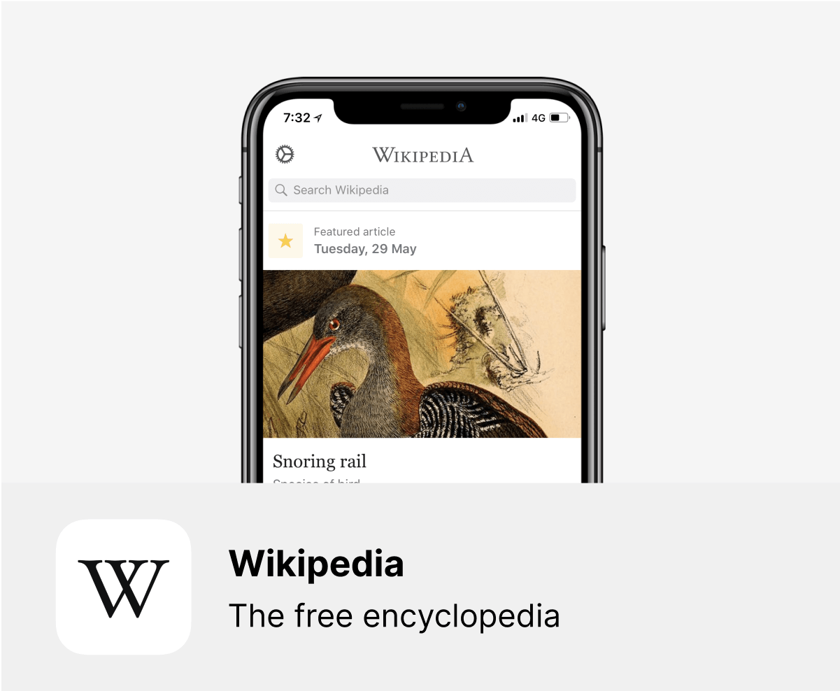 Wikipedia - Changing app theme, text size and contrast | UI Sources