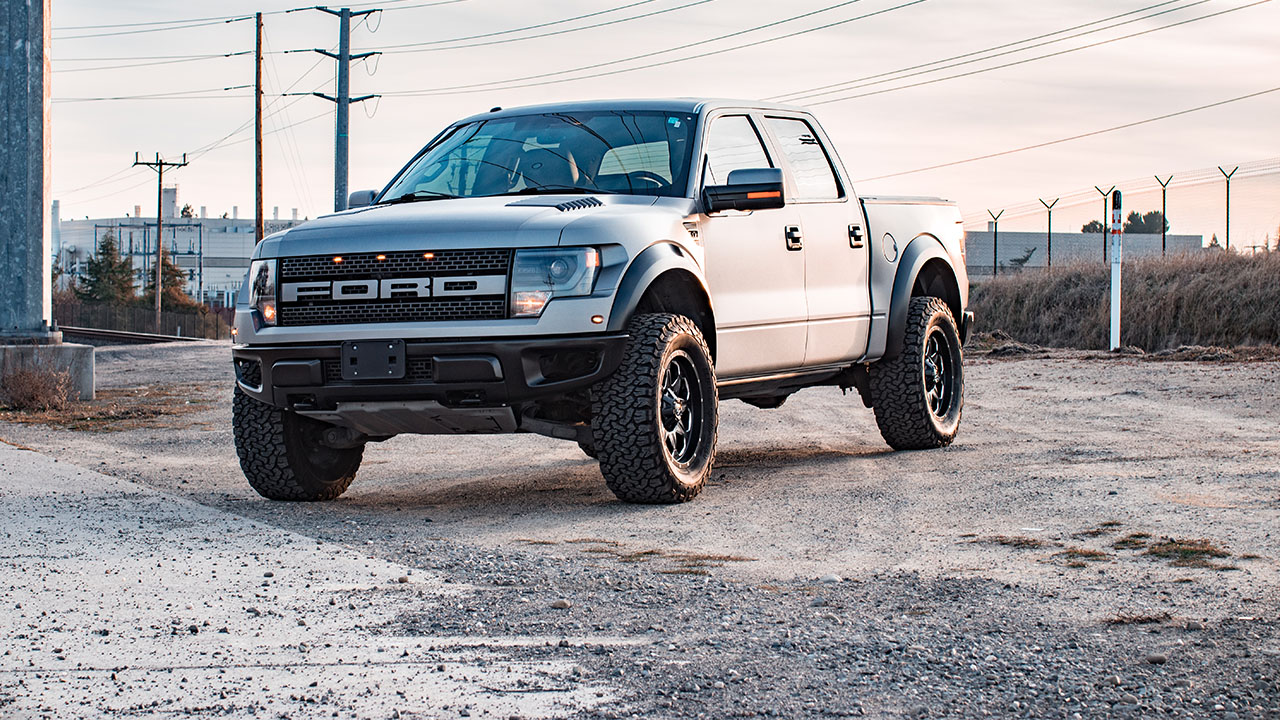 Ford Raptor 3M Brushed Titanium - Paint Wraps | Palmer Signs Inc.