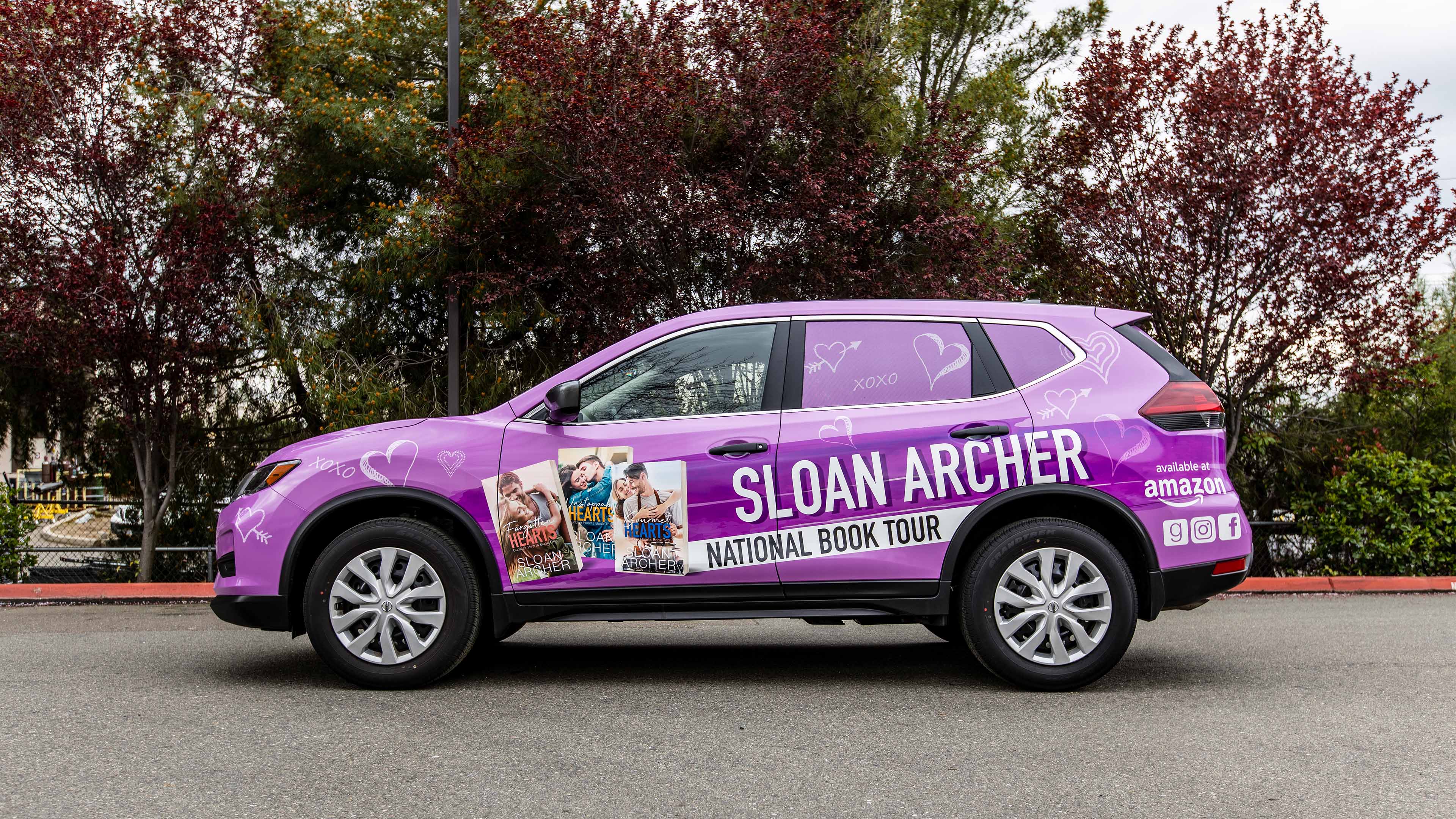 Sloan Archer Books - Vehicle Wraps | Palmer Signs Inc.