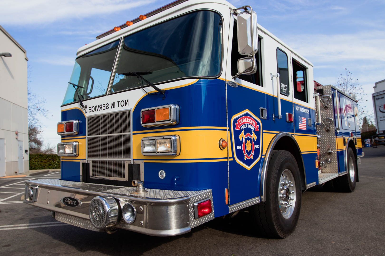 Inderkum High School Fire Engine Wrap - Vehicle Wraps | Palmer Signs Inc.