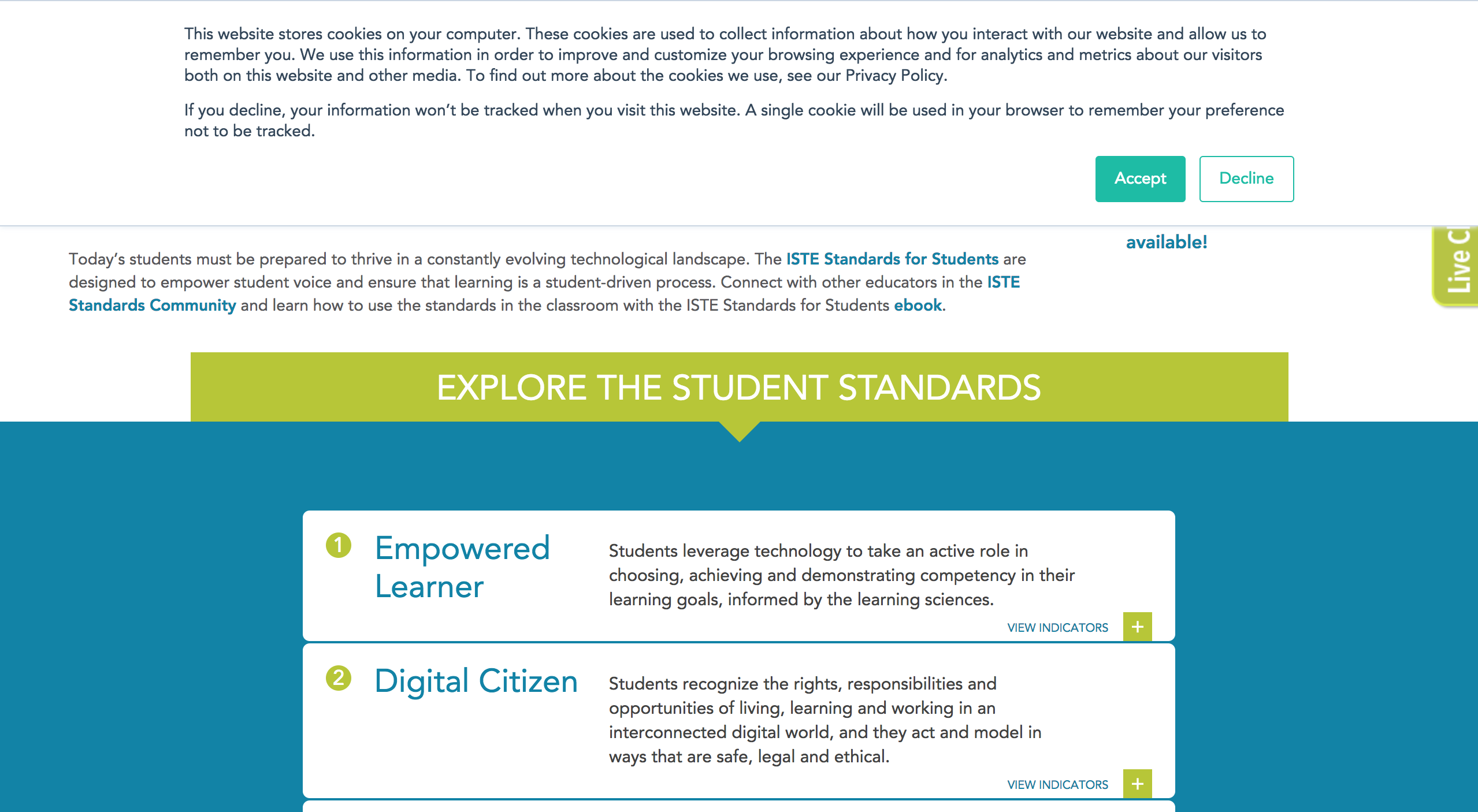 ISTE Standards for Students