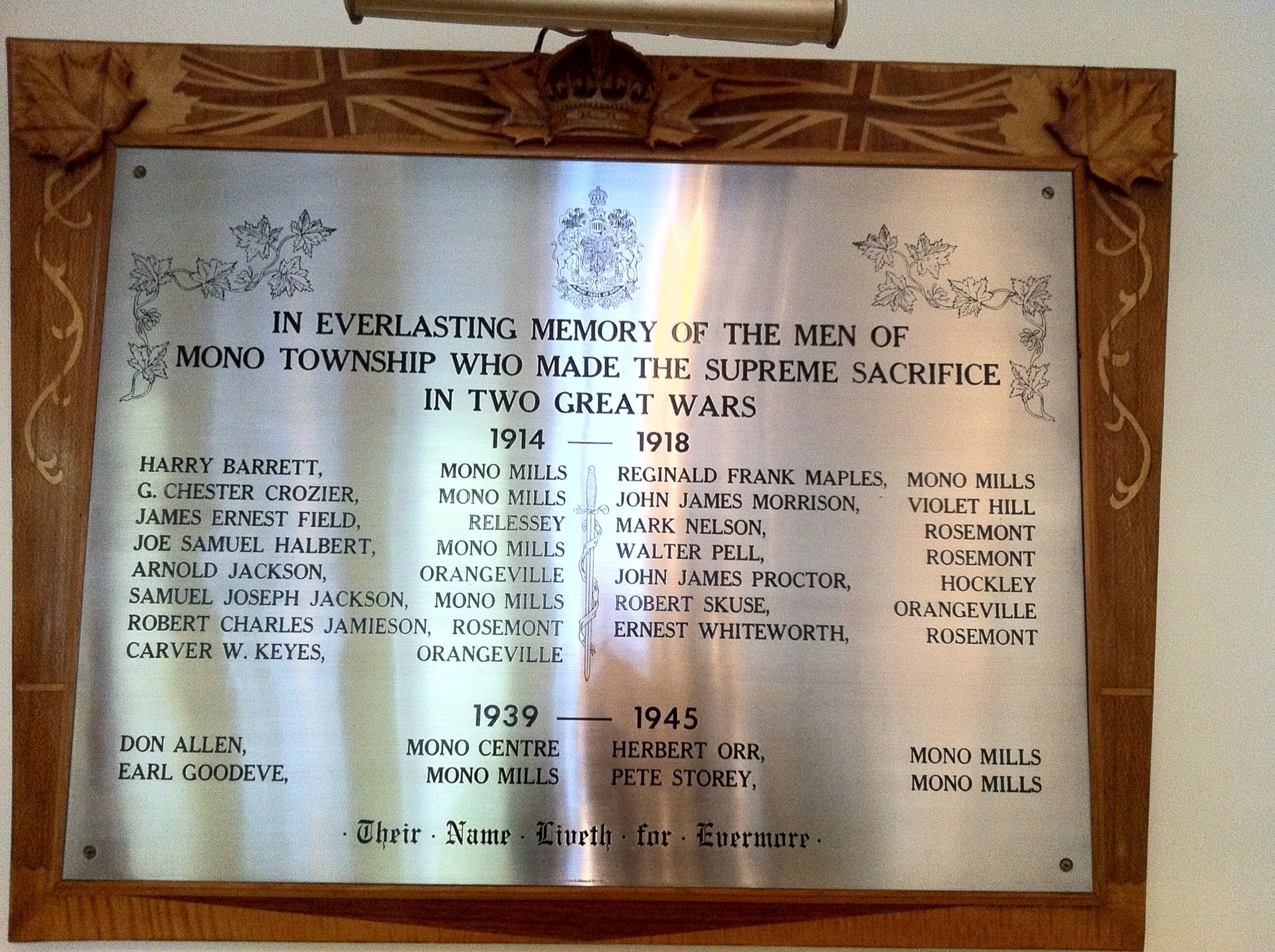 Mono Community Centre