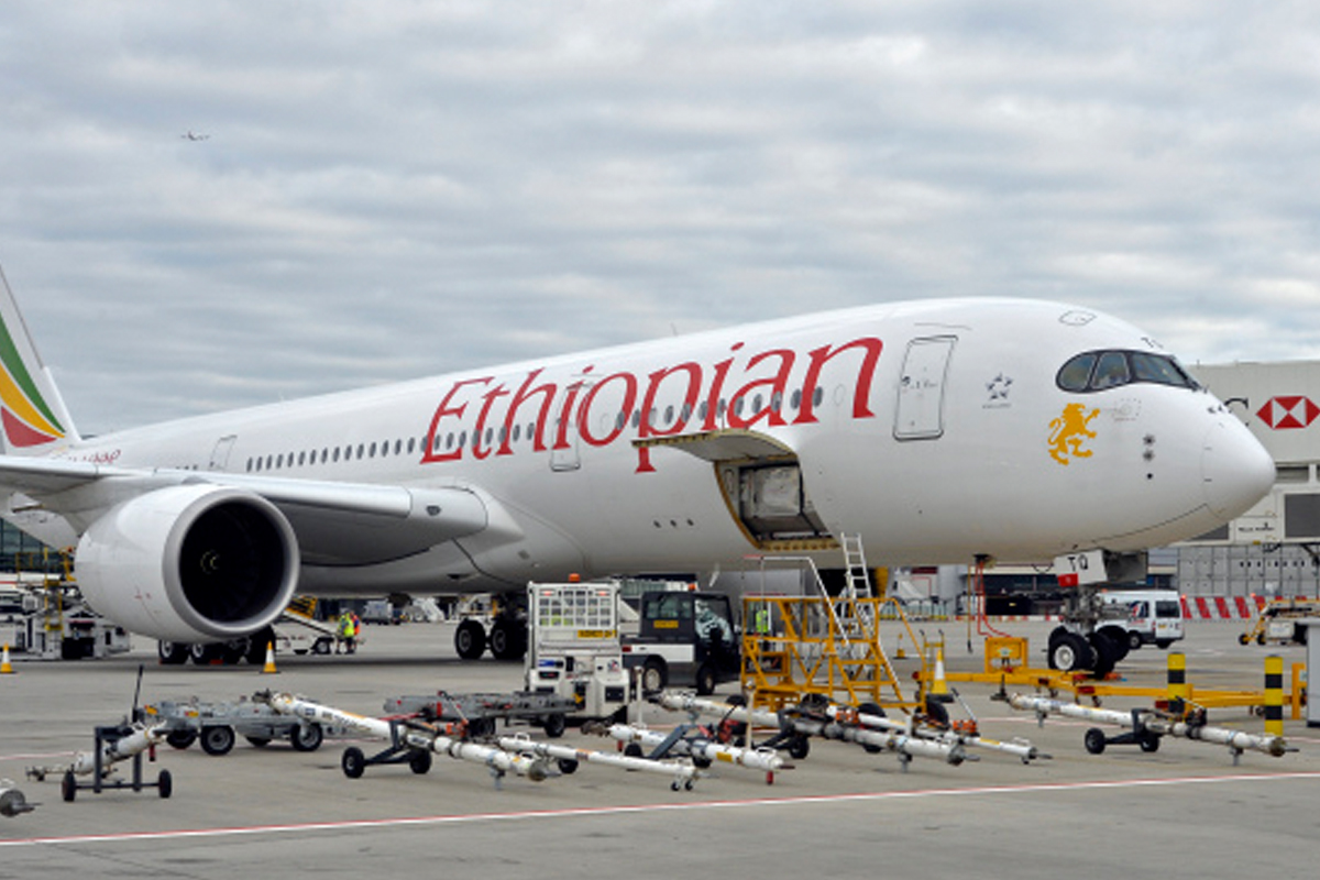 Ethiopian Airlines' first Airbus A350