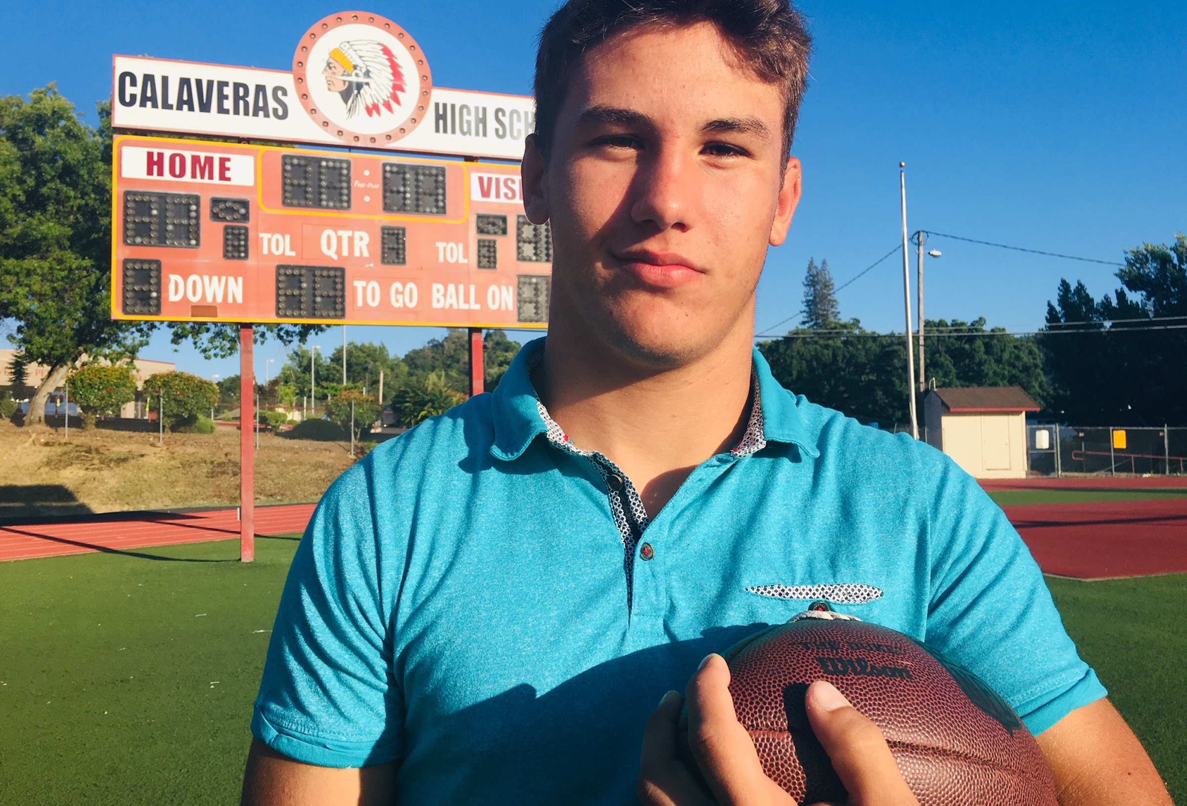 Goofy-good on Summer Tour: Calaveras 2-sport star enjoys laughs along ...