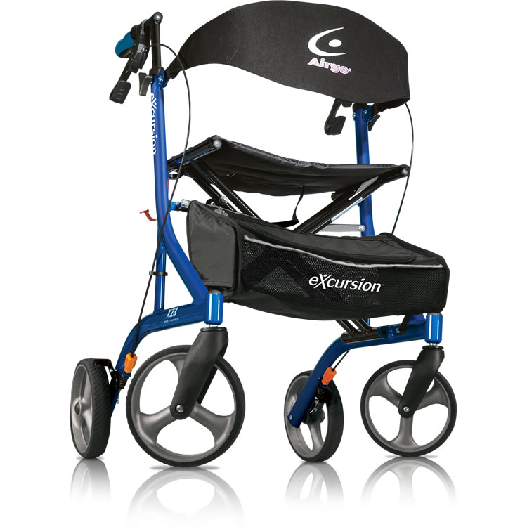 eXcursion X20, Side-Fold Rollator – Airgo® | Products | TWS Healthcare