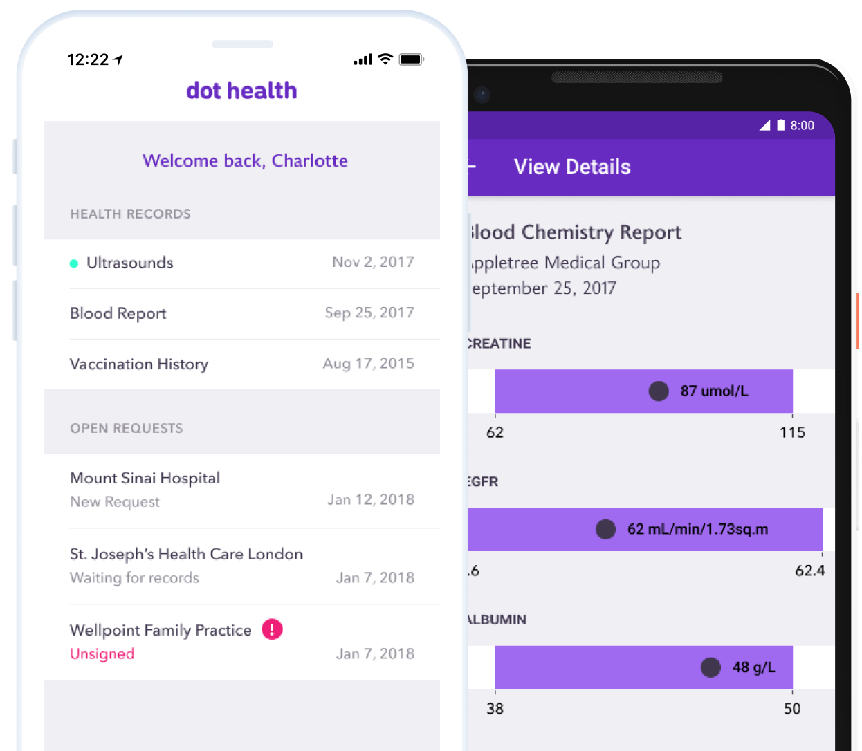 Dot Health | Easily access your health records