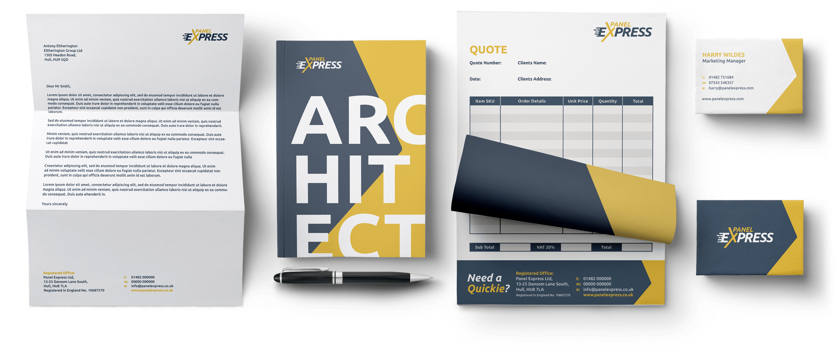 Sprint Studios - Panel Express E-commerce Website - Hull