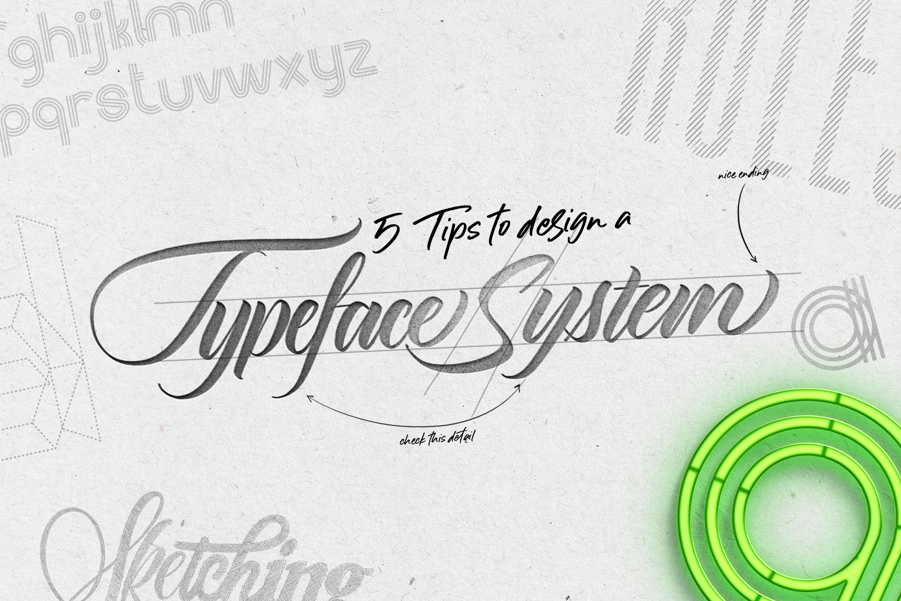 How to design a typeface system