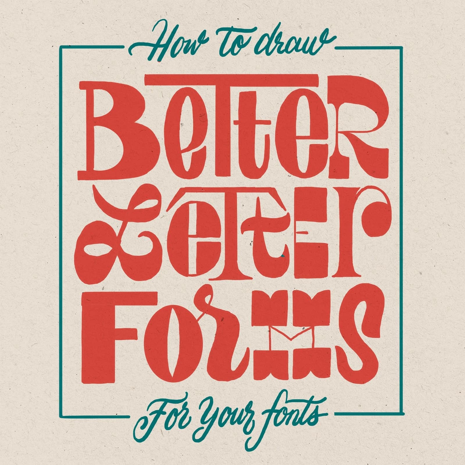 Learn how to draw better letters for your fonts