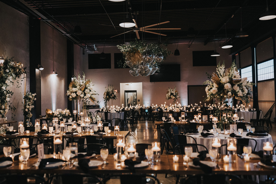 Disco Ball Wedding at Hangar 21 South | Hangar 21