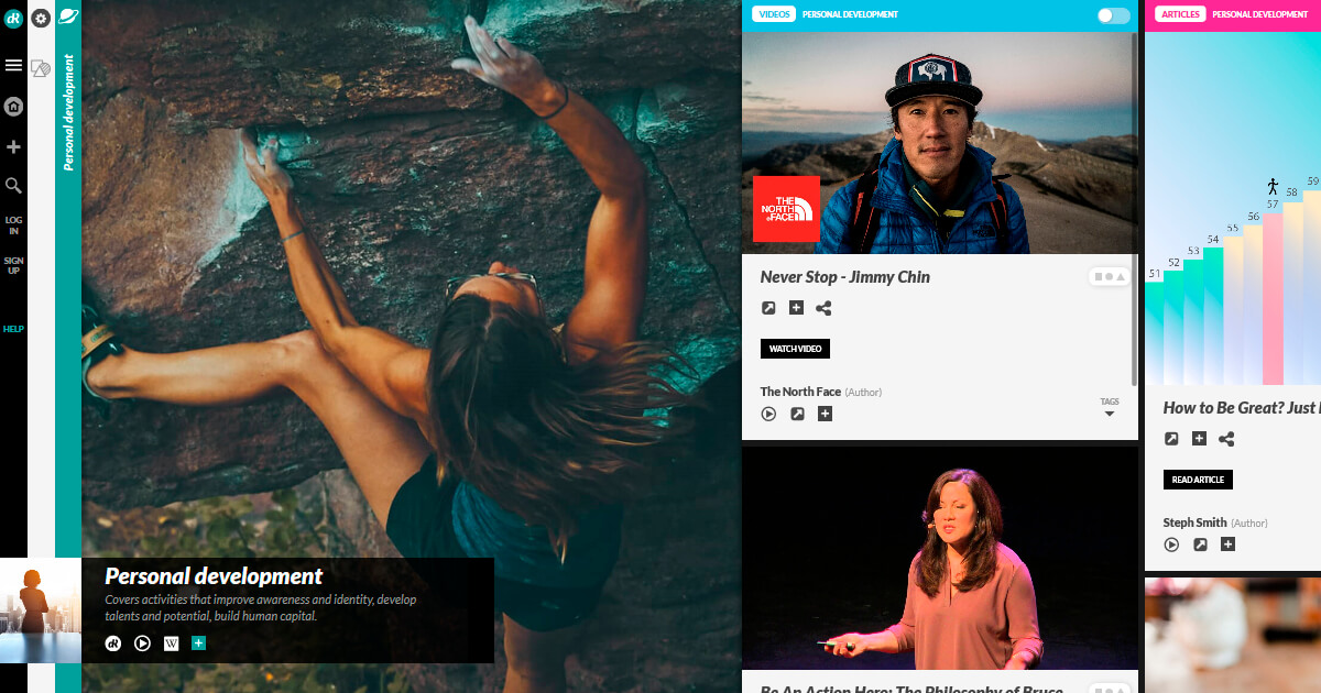 Personal development World (Curated content) - Discovereel
