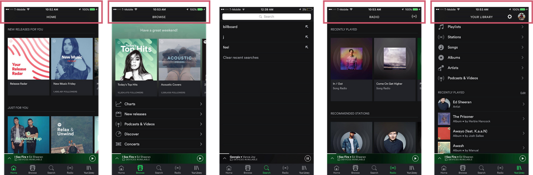 Spotify | Redefine the mobile experience
