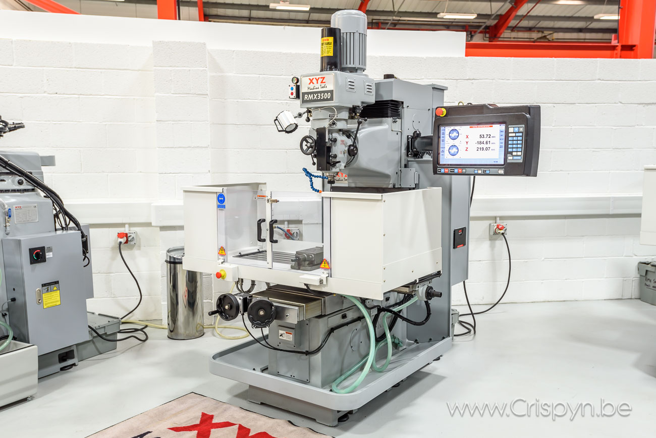 XYZ RMX 3500 Bedfreesmachine ProtoTRAK freesmachines