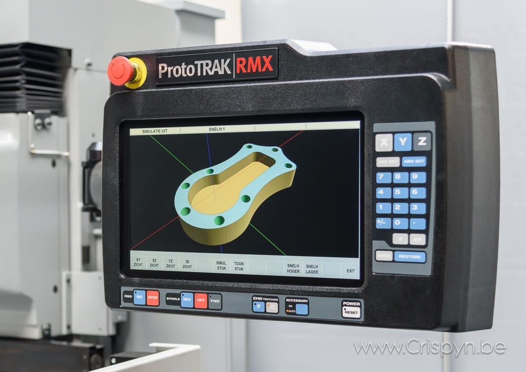 XYZ RMX 5000 bedfreesmachineProtoTRAK freesmachines