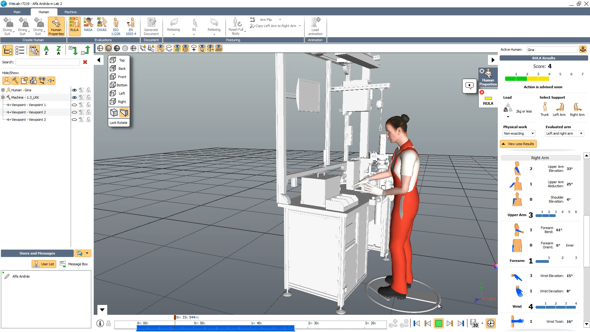 ViveLab Ergo | Analysis