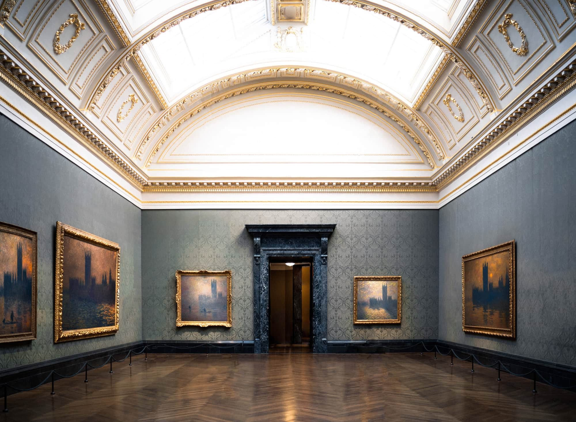 Blue Houses — Claude Monet