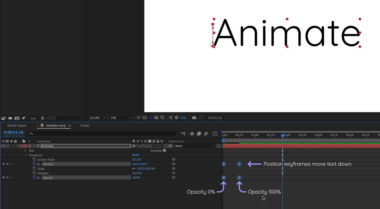 AE Fundamentals: Text