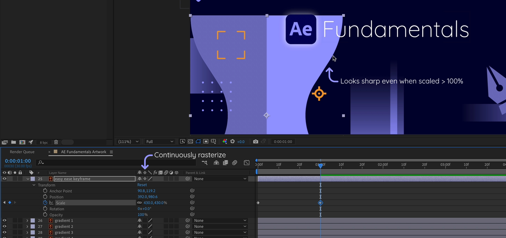 AE Fundamentals: Working with Illustrator Files