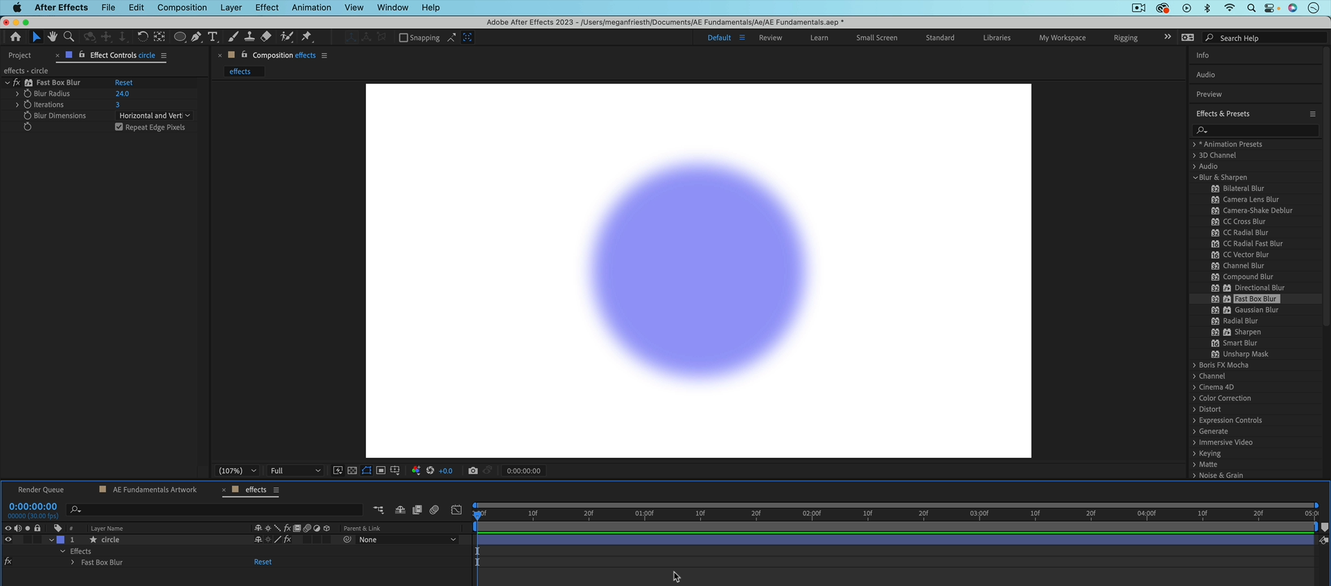 AE Fundamentals: Effects