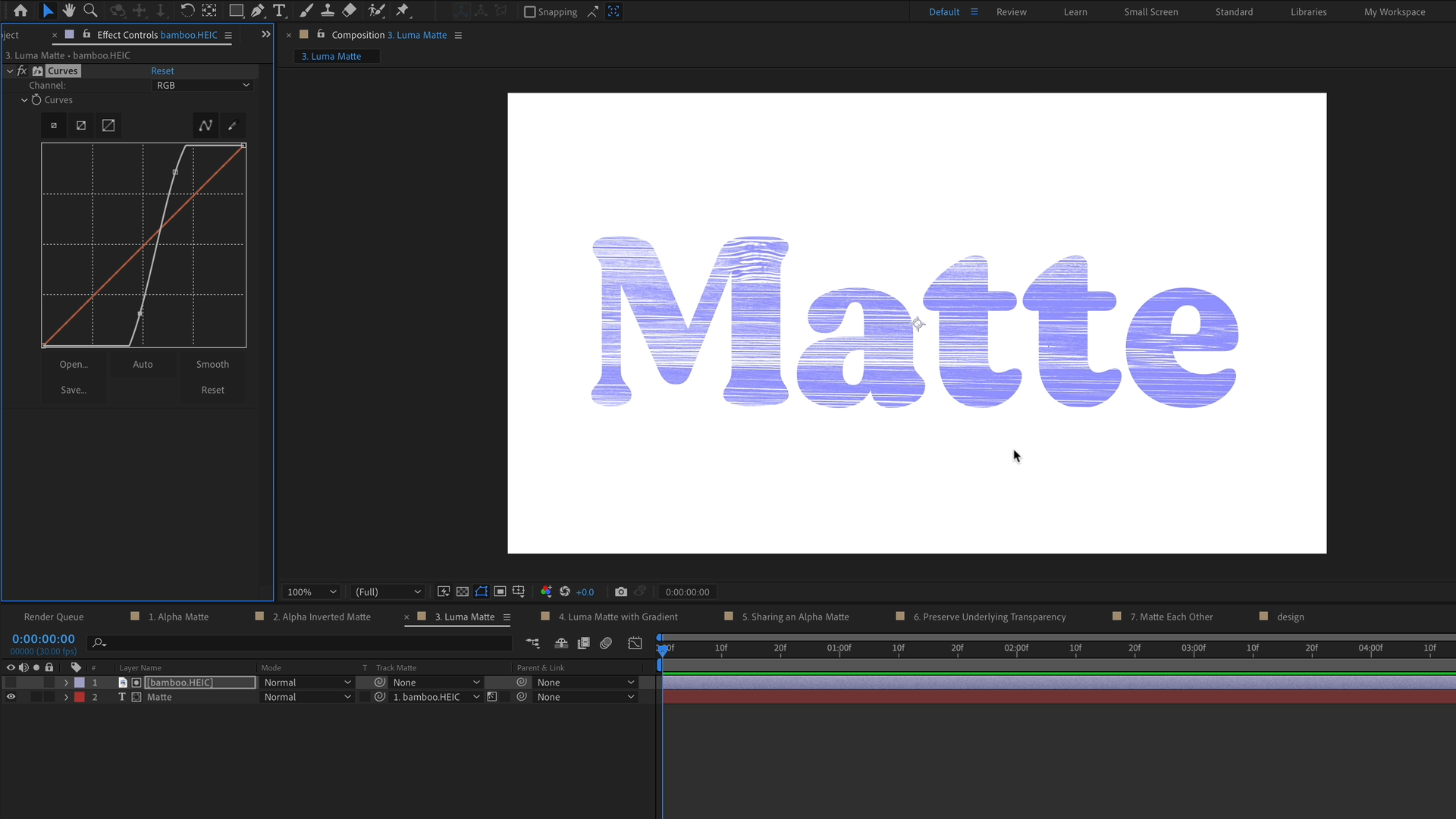 AE Fundamentals: Mattes