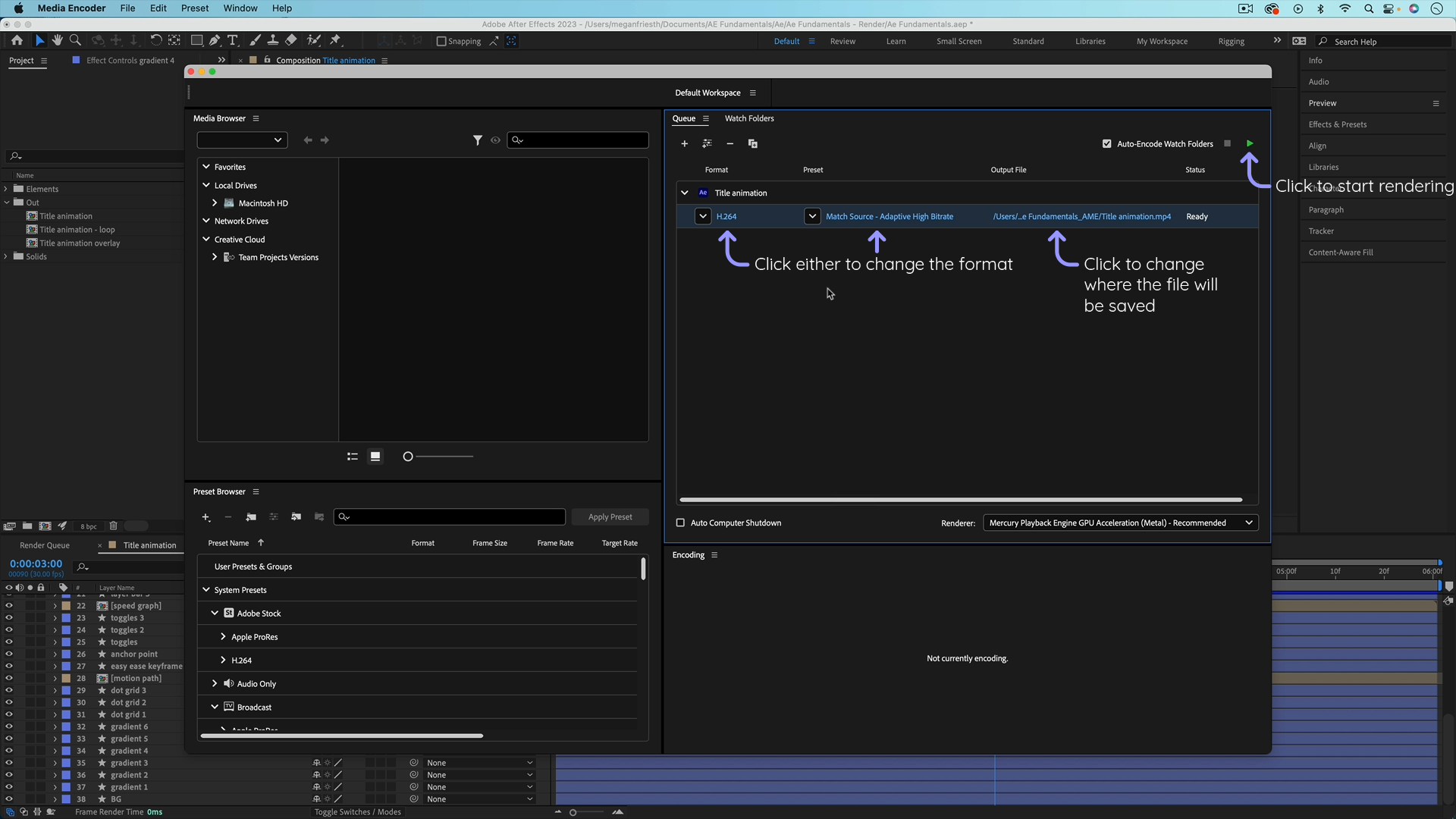 AE Fundamentals: Render