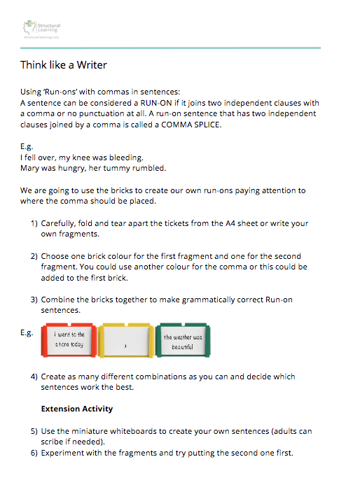 Learning Resources -Structural Learning