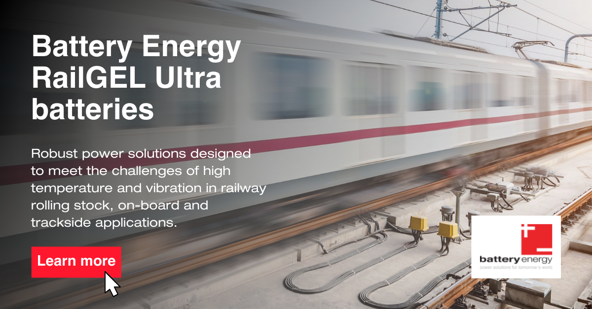 RailGEL Ultra batteries - Rail power solutions | Battery Energy Australia