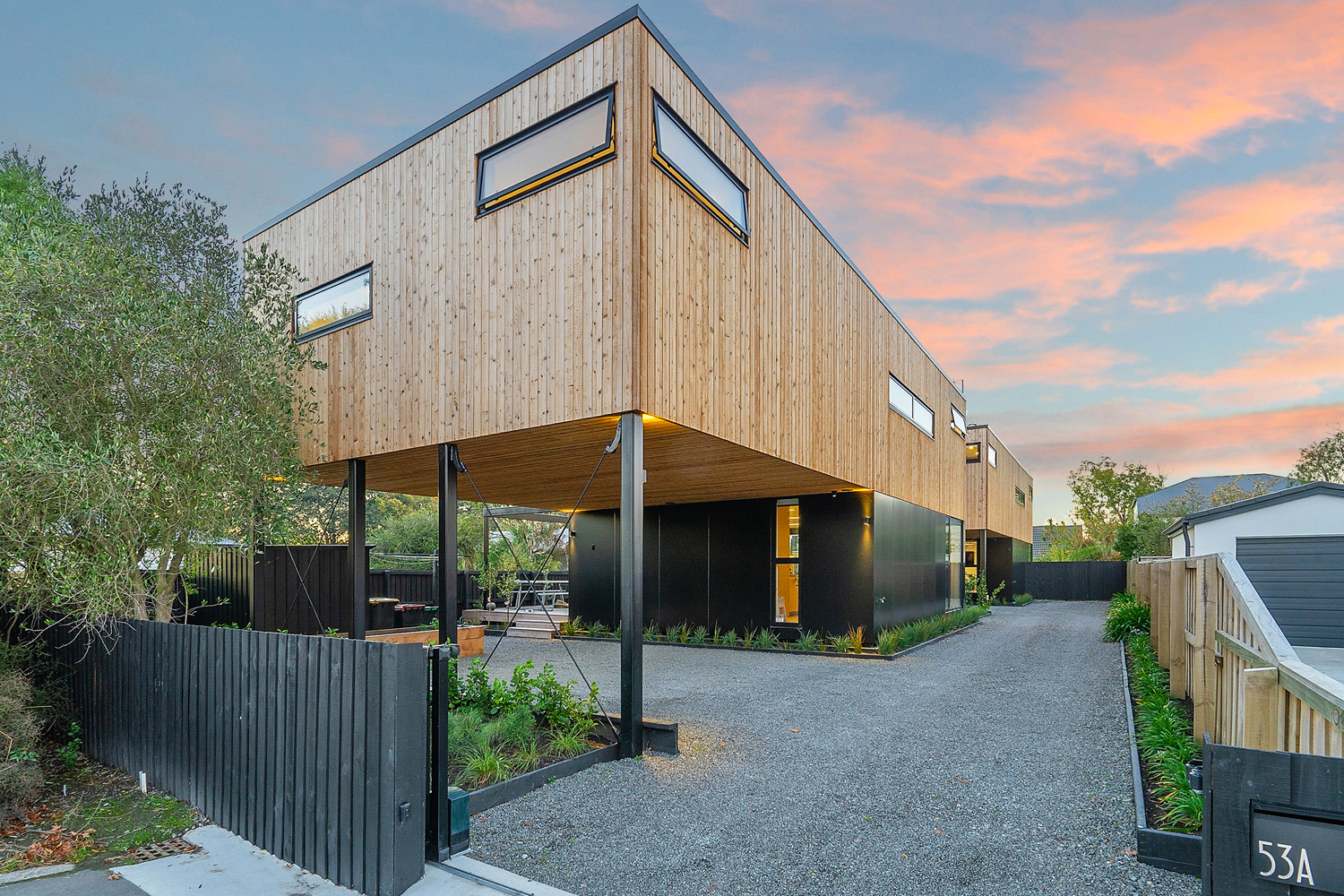 Timber Twin Units | Christchurch | Gary Todd Architecture ...